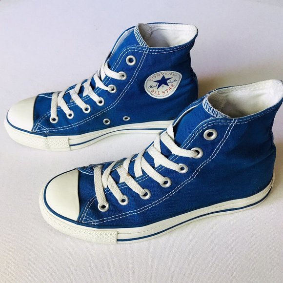Converse | Shoes | Converse Chuck Taylor All Star Blue High Top Womens ...